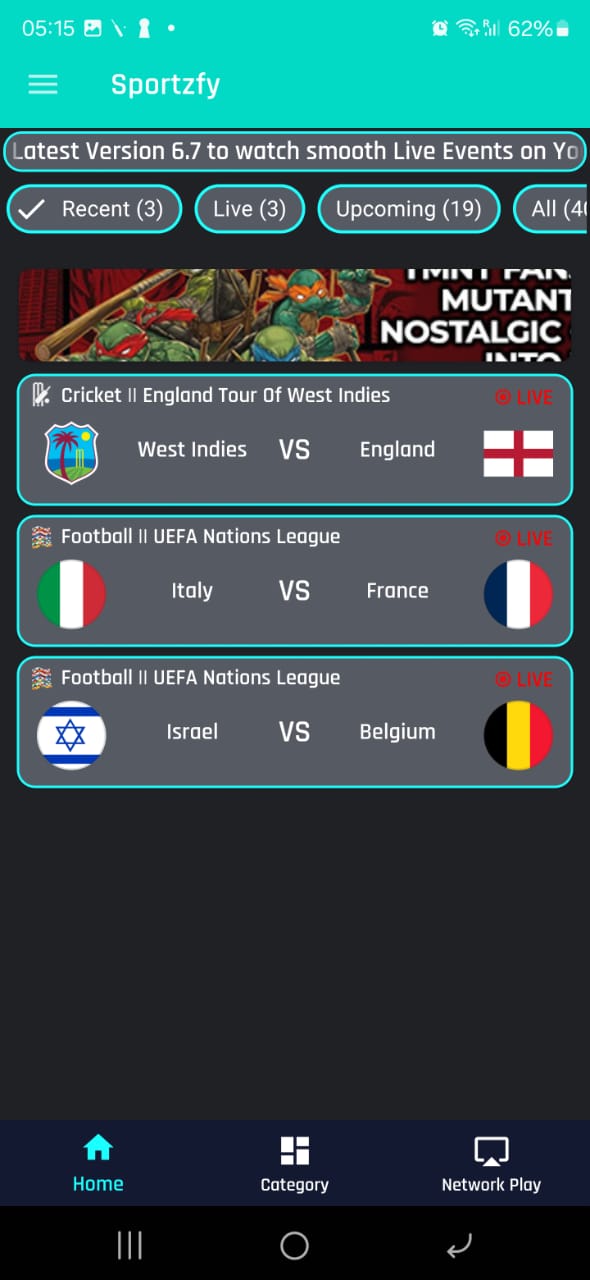 Sportzfy TV APK (v8.0) Download Latest Version 2025